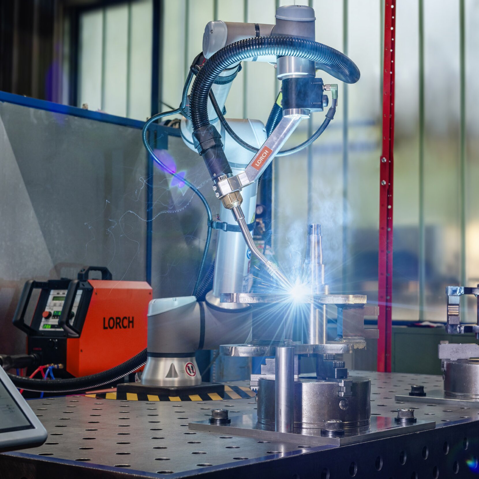 The Lorch Cobot Welding Solutions UR10e MIG-MAG