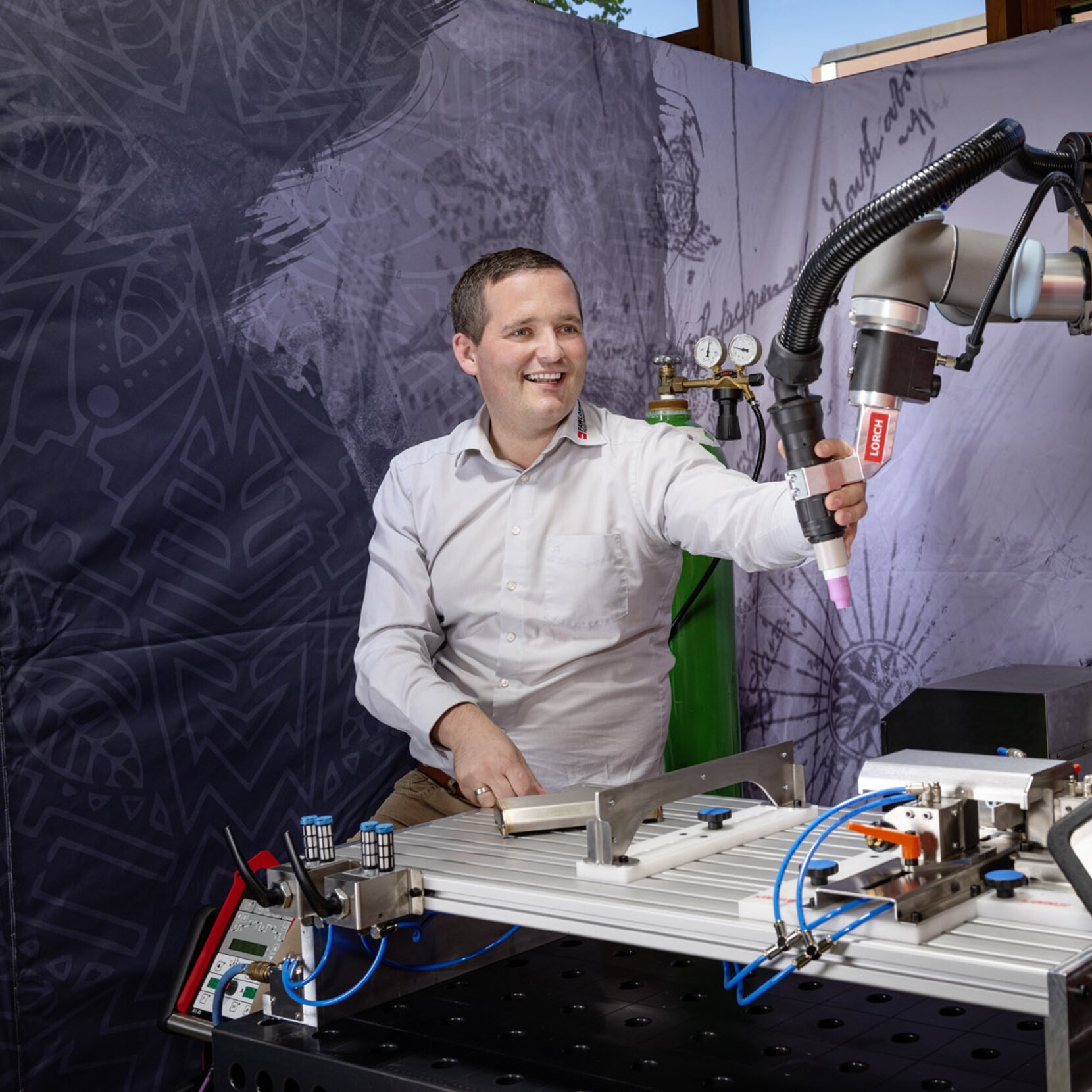 The Lorch Cobot Welding Solutions for UR10CB TIG